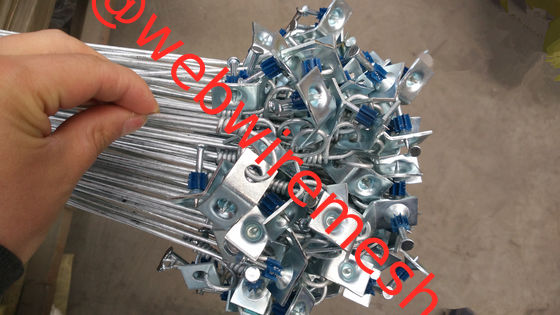 Pallted 12GA X 6FT Attached with clips and pins Pre-Tied Ceiling Wire